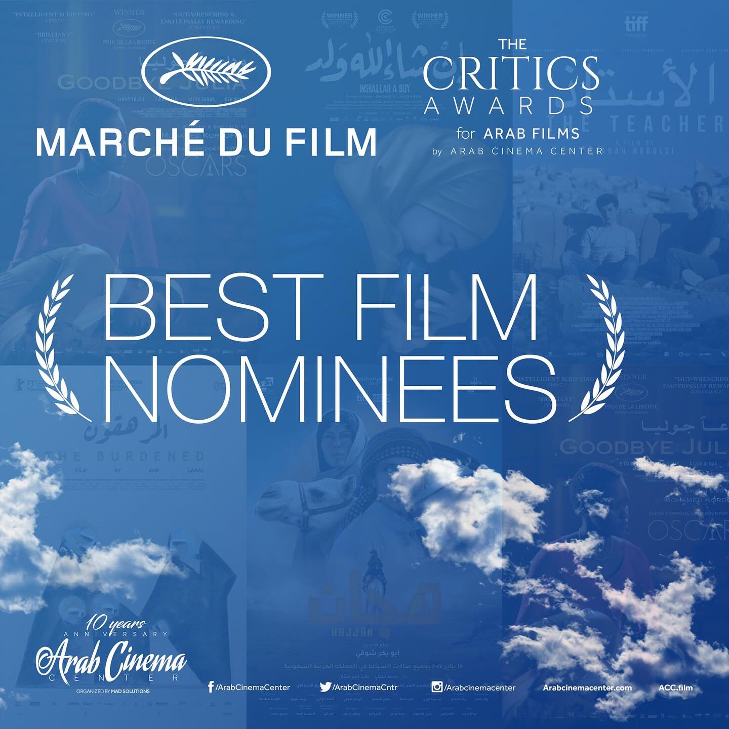 ACC reveals final list of nominations for 8th Critics Awards for Arab ...